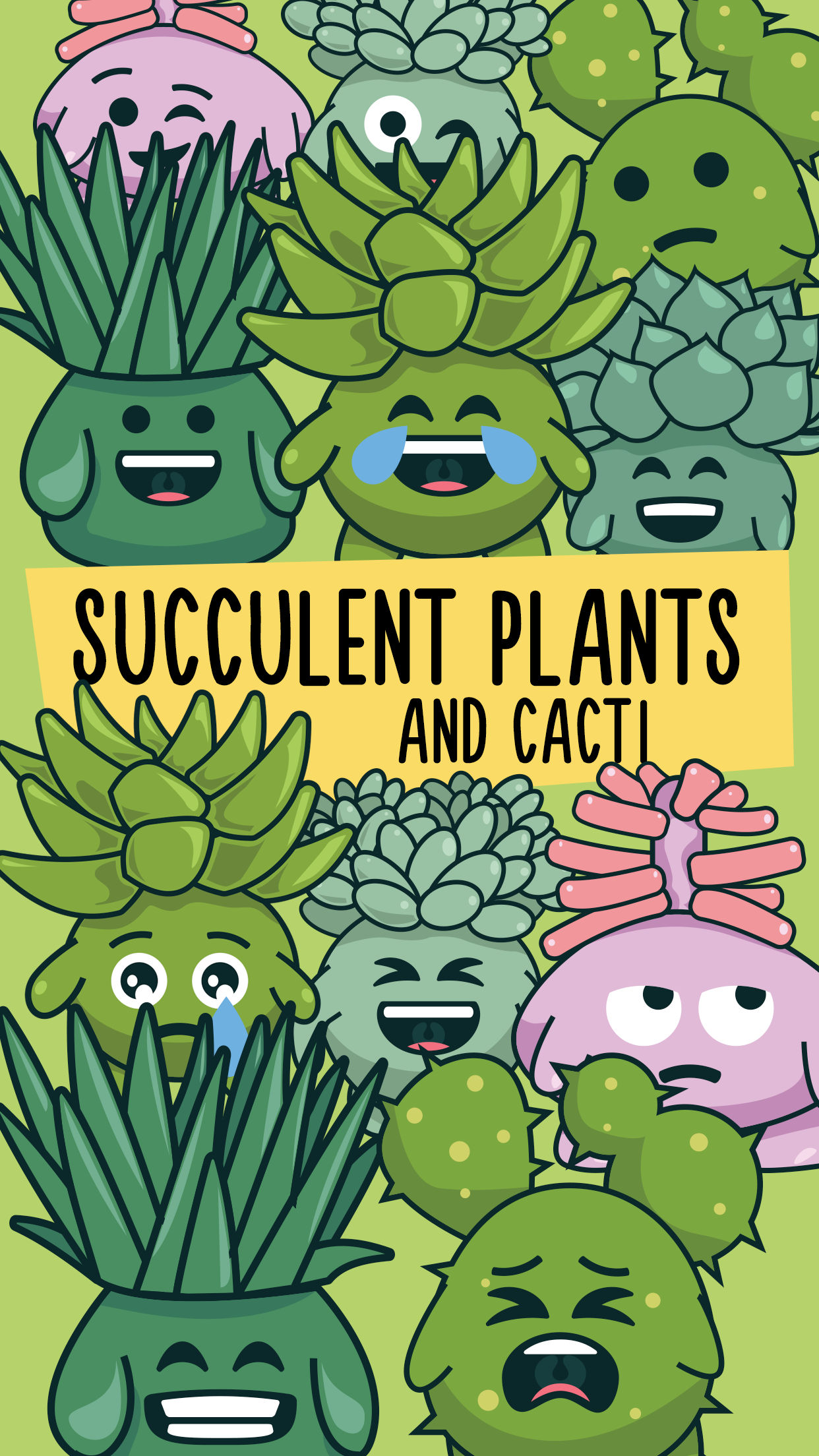 Succulent and Cacti Emoji – Pixeptional